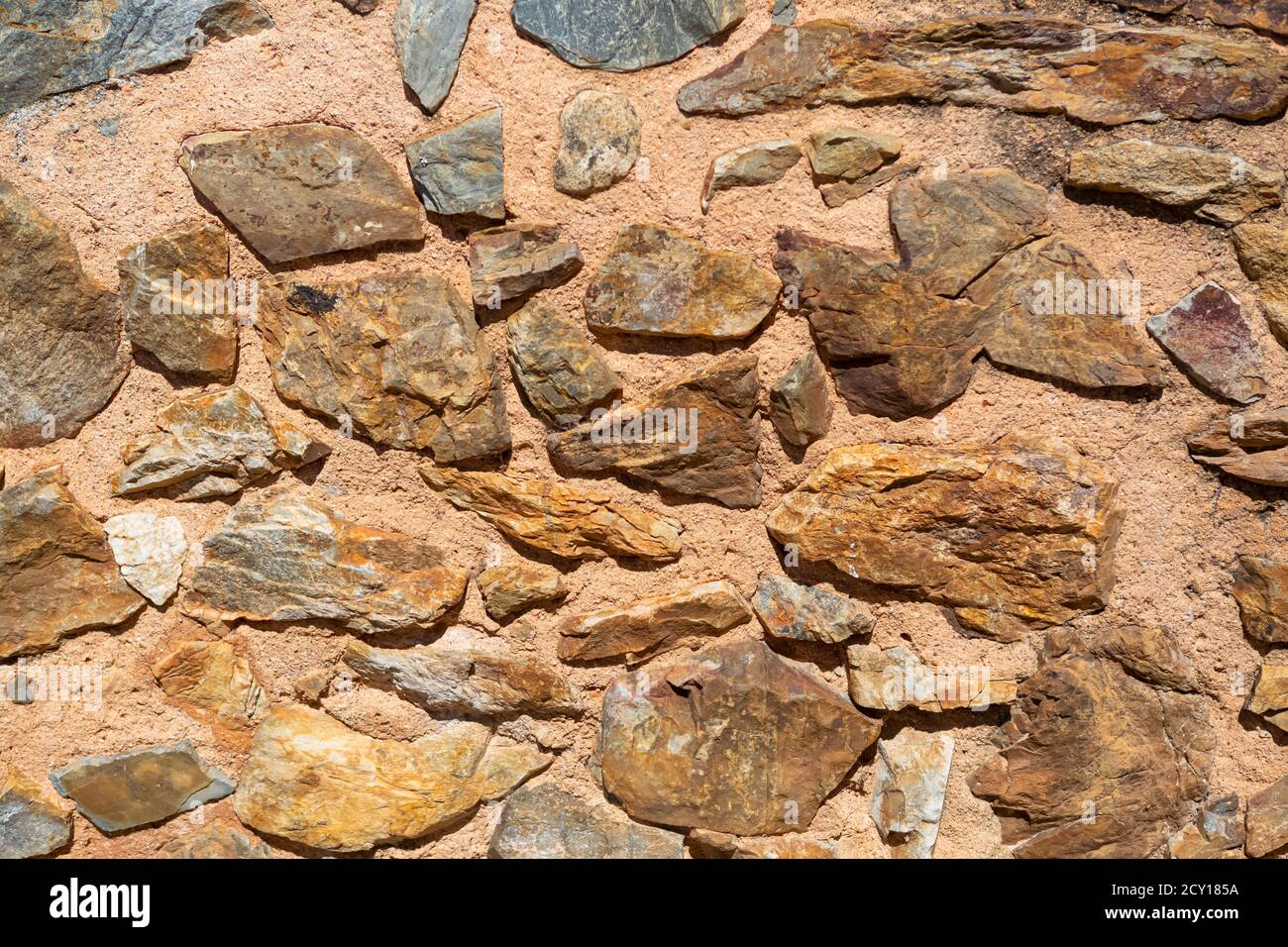 Architecture textures, detailed wall masonry schist and granite mix ...