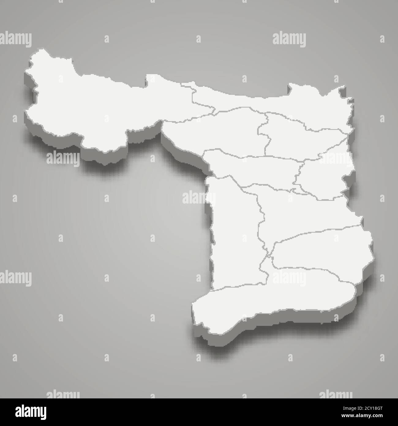 Suphan buri province map hi-res stock photography and images - Alamy