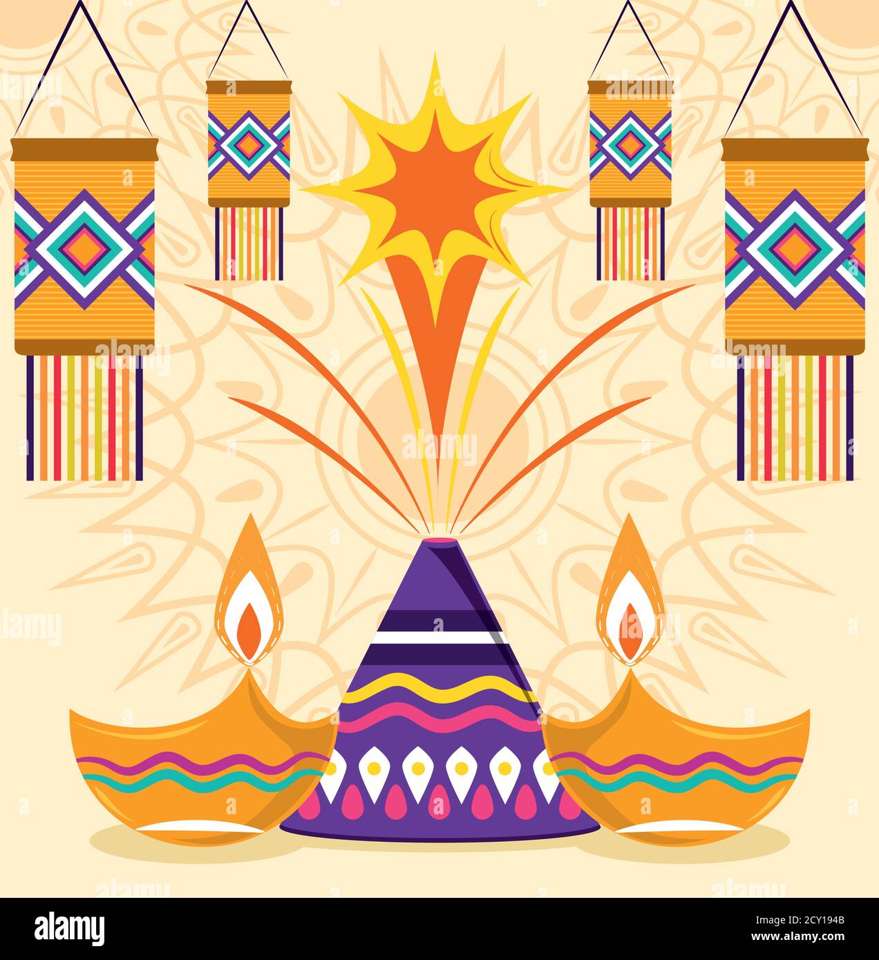 Lanterns and lamps Stock Vector Images - Alamy