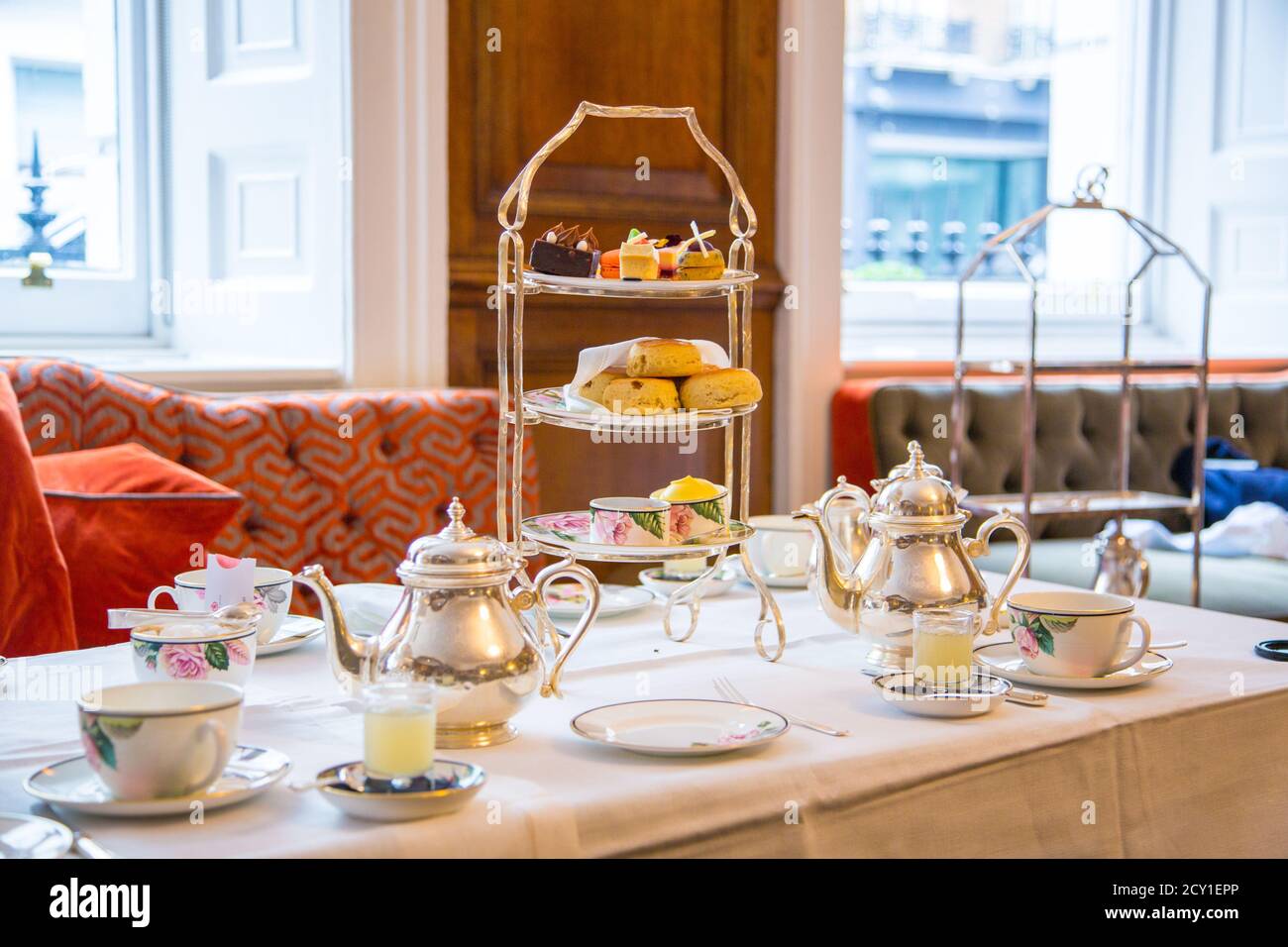 Closeup of traditional English afternoon tea ceremony Stock Photo - Alamy