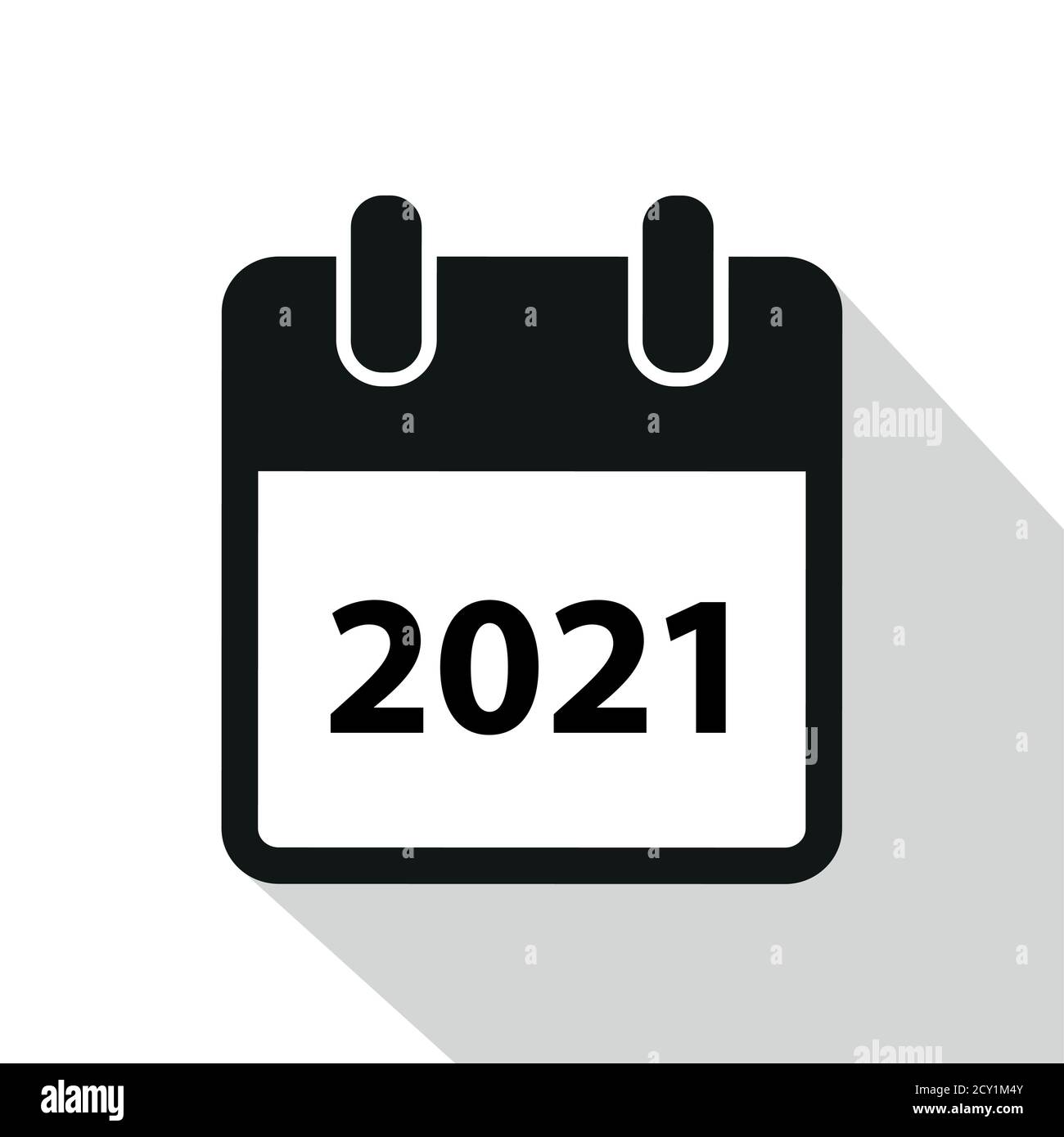 Calendar Icon Vector White