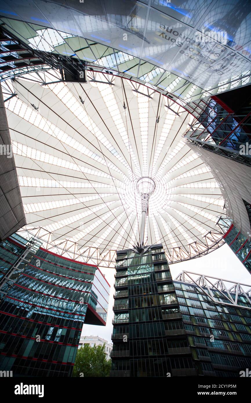 The beautiful sony center in berlin Stock Photo - Alamy