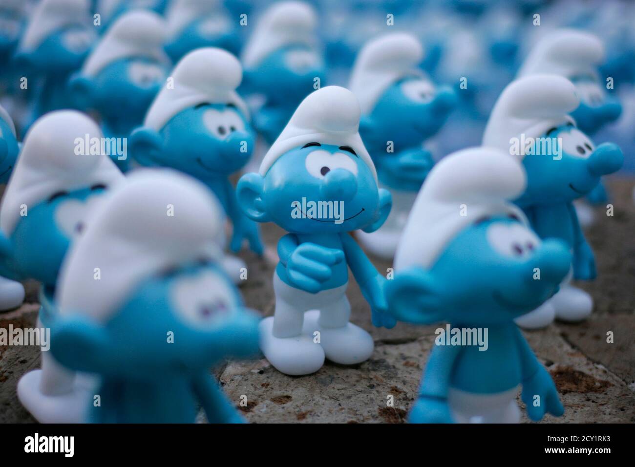 Smurfs Photocall High Resolution Stock Photography and Images - Alamy