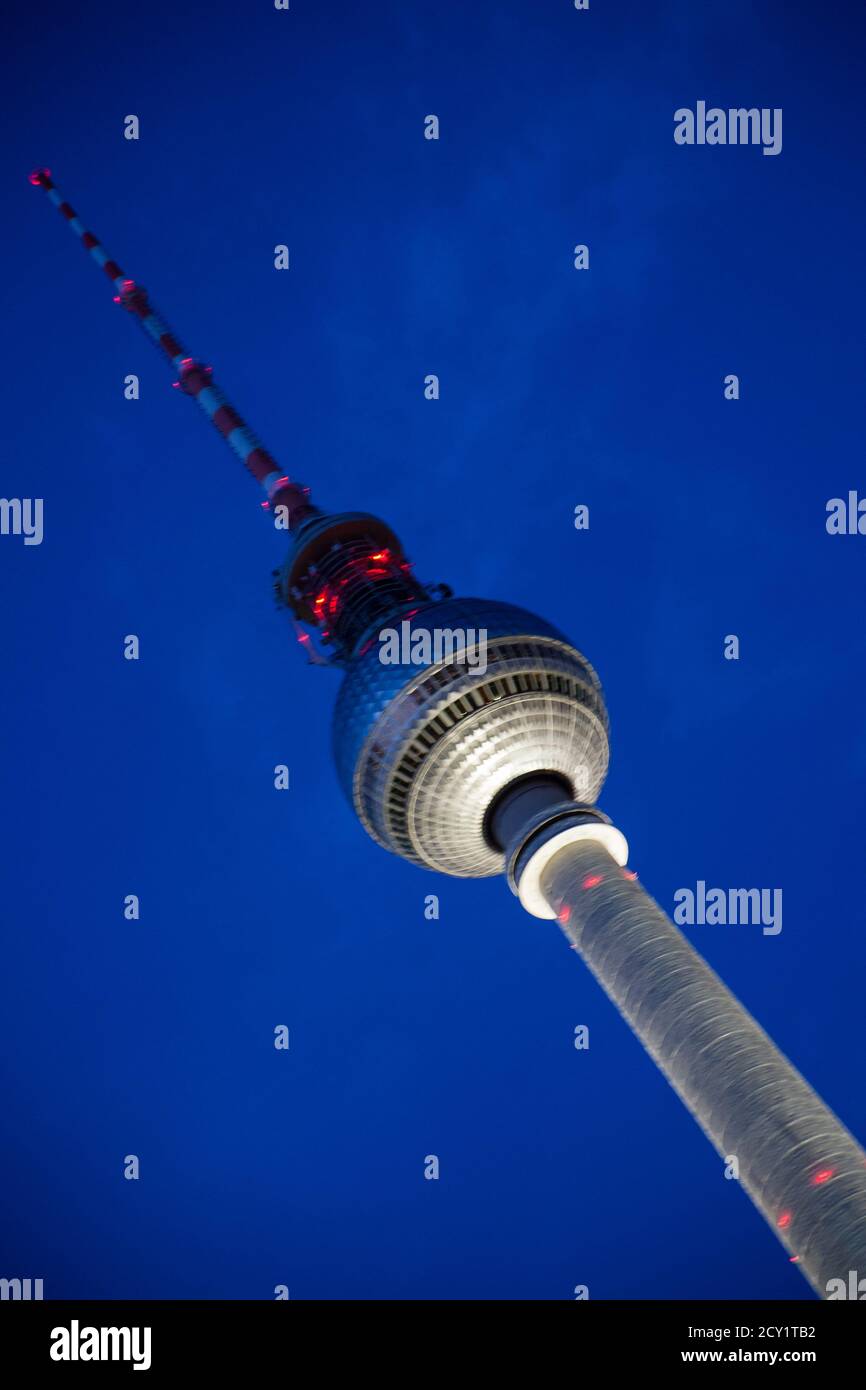 Berlin antenna tower, a symbol Stock Photo - Alamy