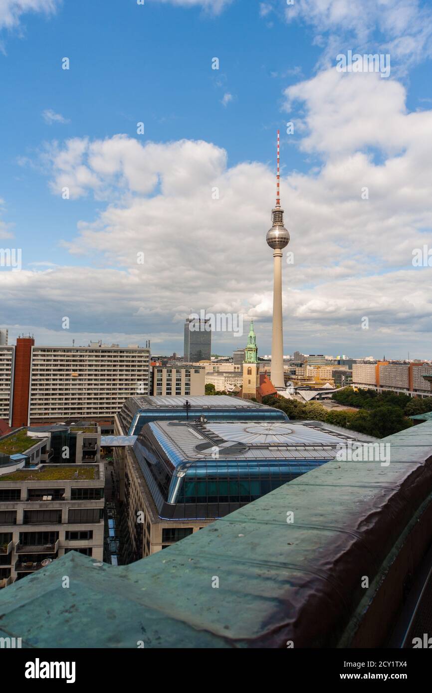 Berlin view from a rooftop Stock Photo - Alamy