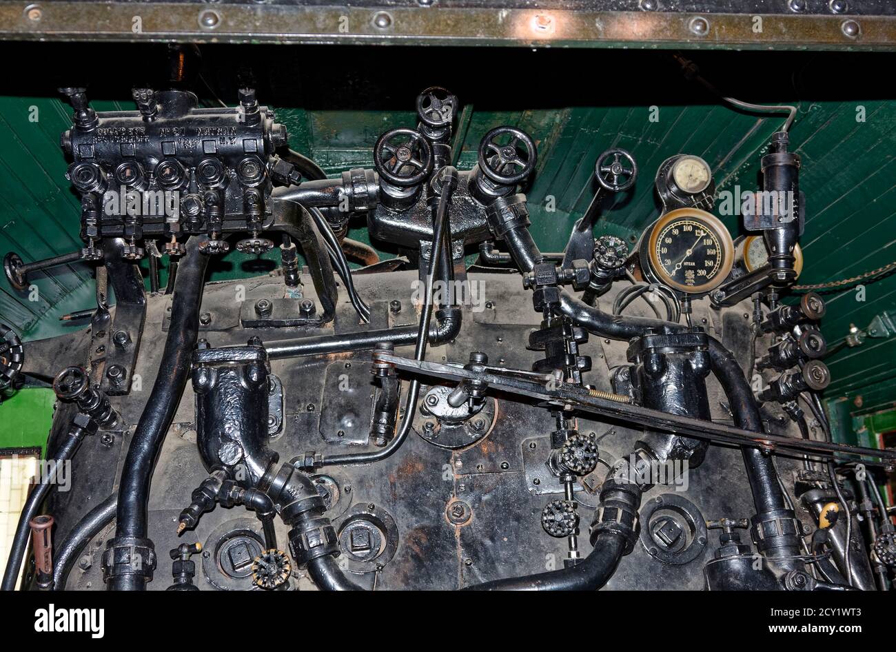 Steam train valves hi-res stock photography and images - Alamy