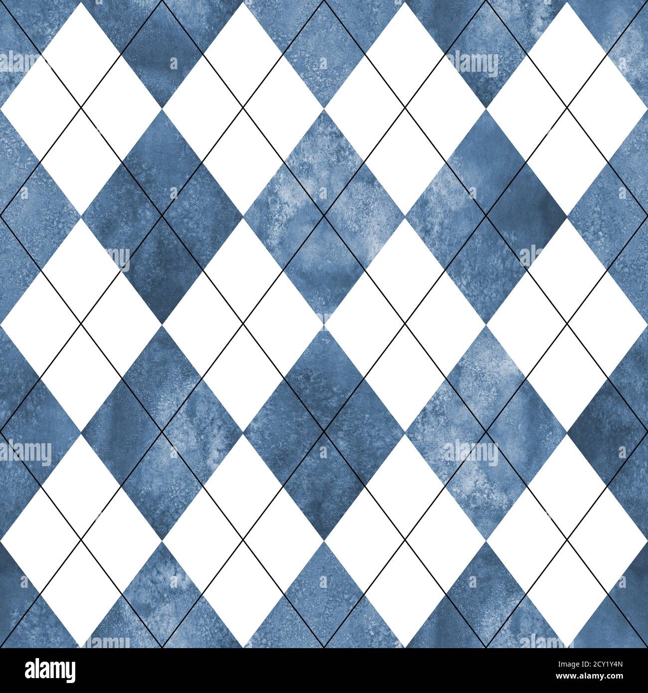 Argyle Wallpaper Pattern Blue