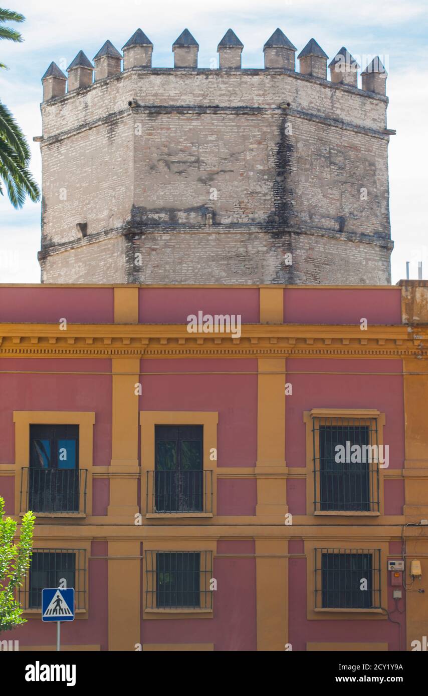Torre de la Plata, military tower made by Almohad Caliphate in 13th ...