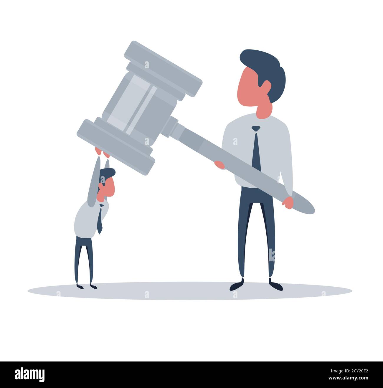 Against law Stock Vector Images - Alamy