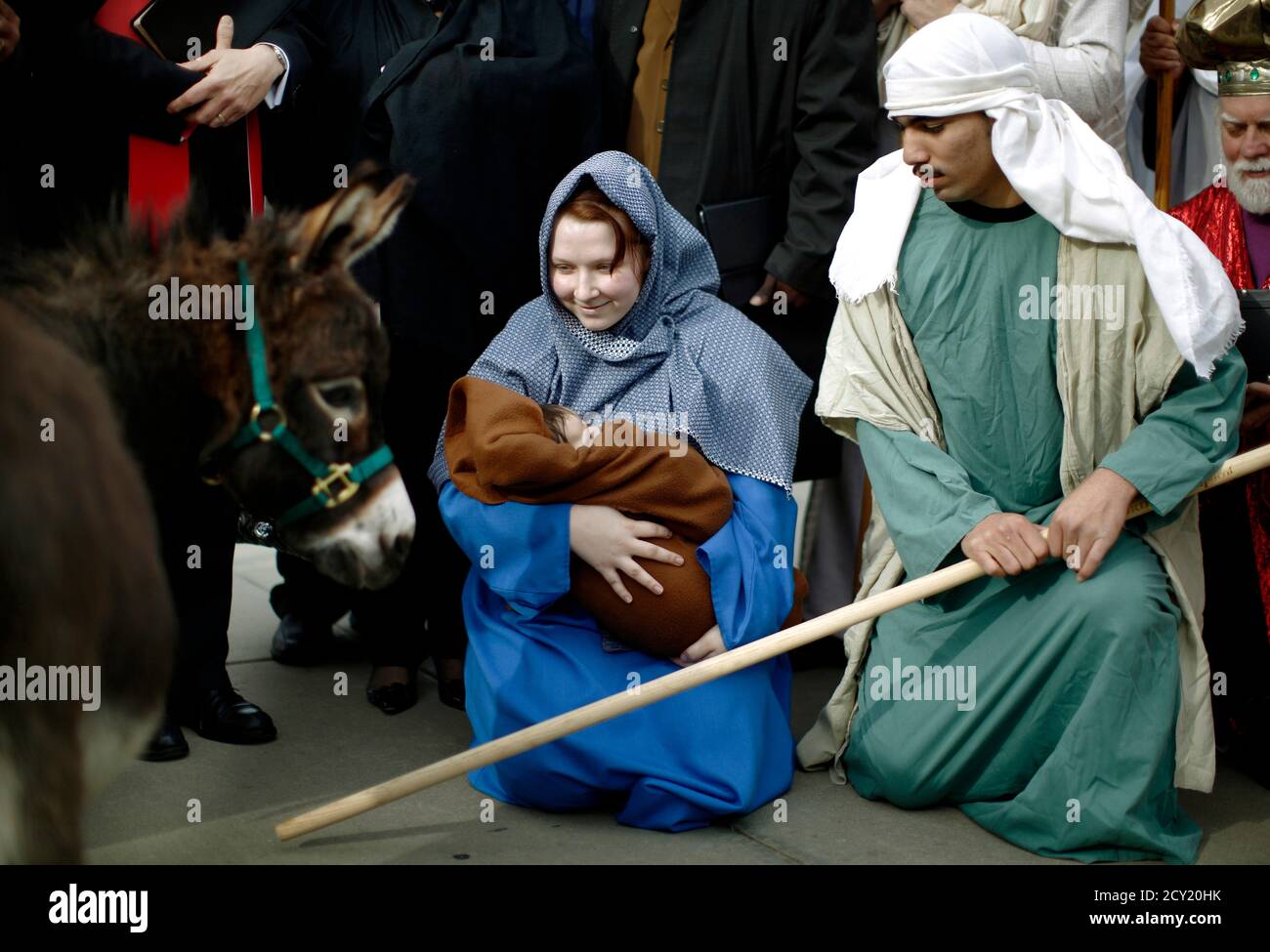 Jesus mary joseph donkey hi-res stock photography and images - Alamy