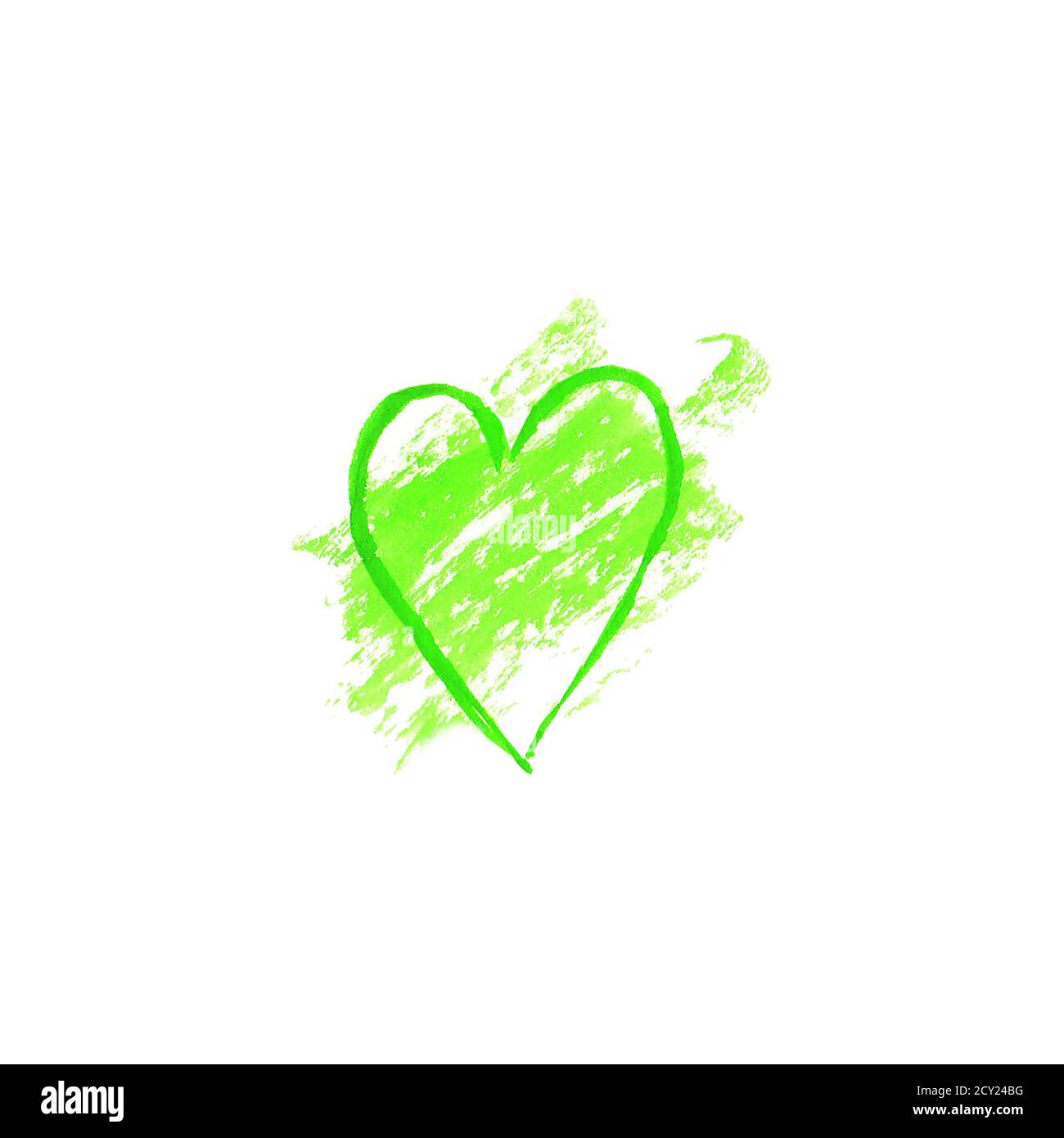 Lime green paint stroke hi-res stock photography and images - Alamy