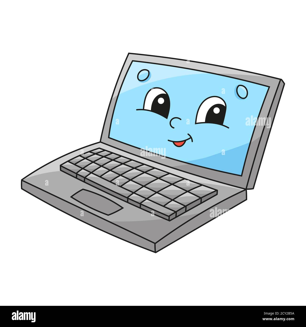 Cute character. Back to school. Colorful vector illustration. Cartoon ...