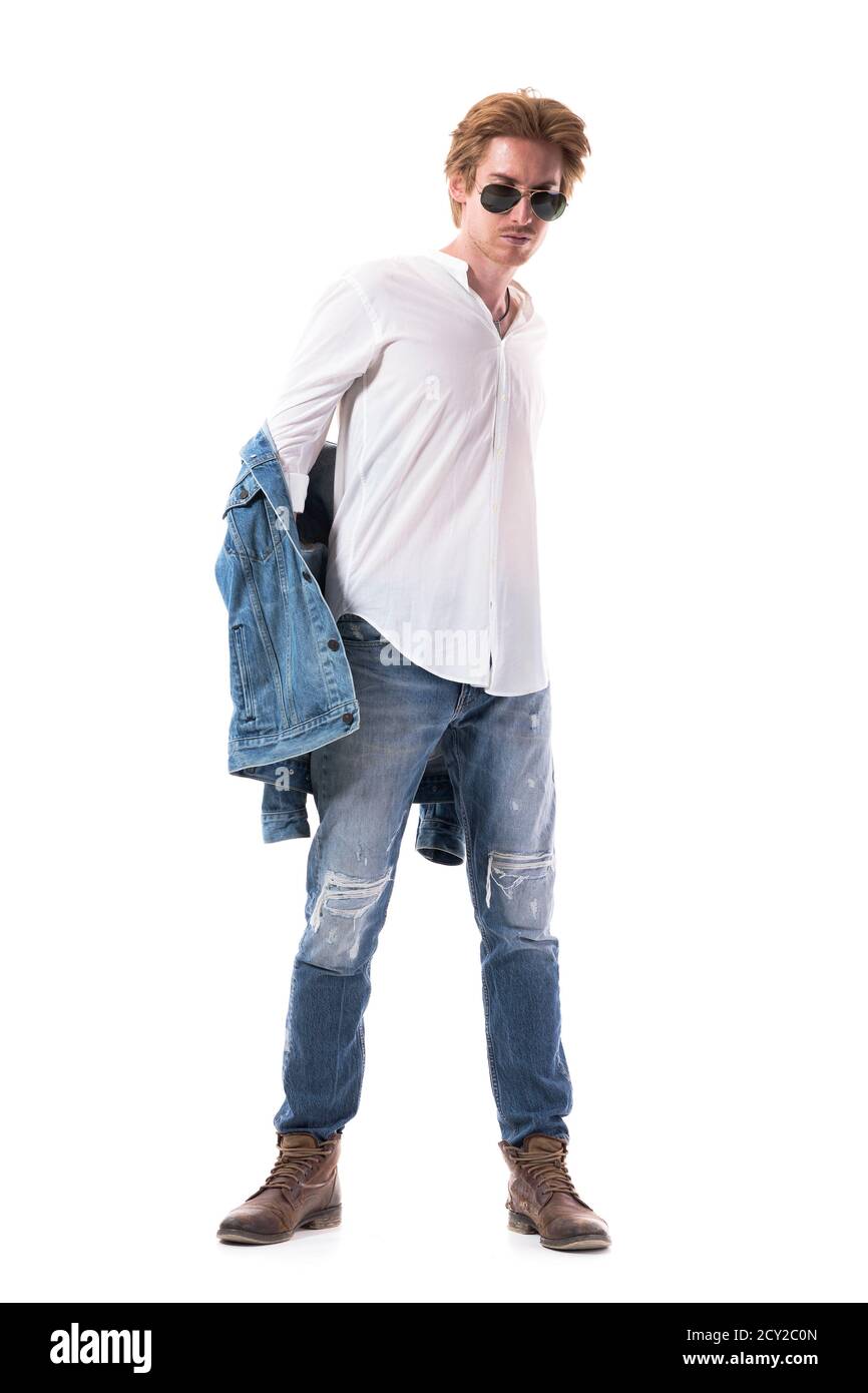 Taking Off Jeans