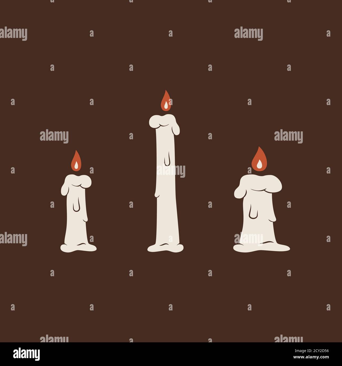 Cartoon candles hi-res stock photography and images - Alamy