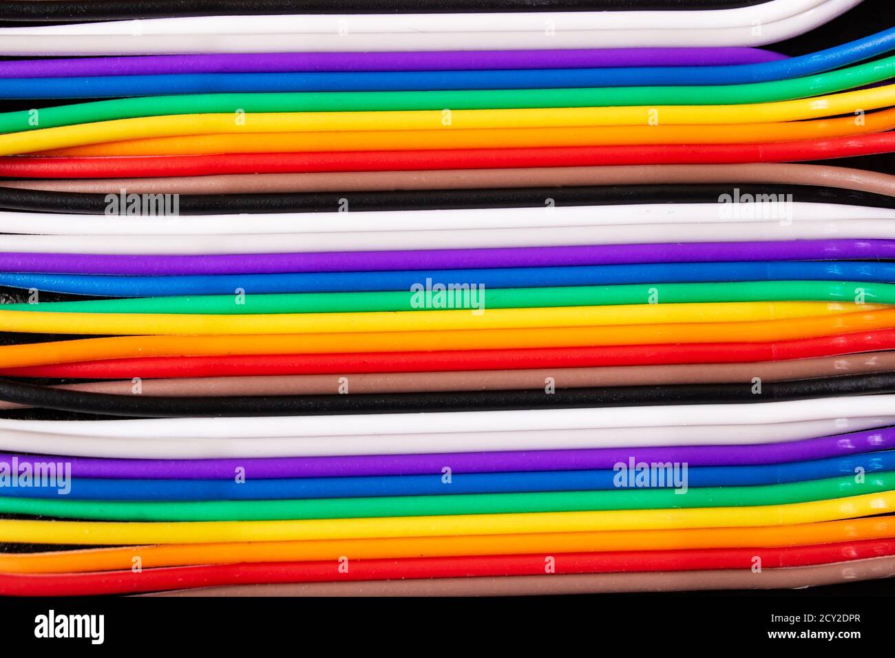 Multi colored wires hi-res stock photography and images - Alamy