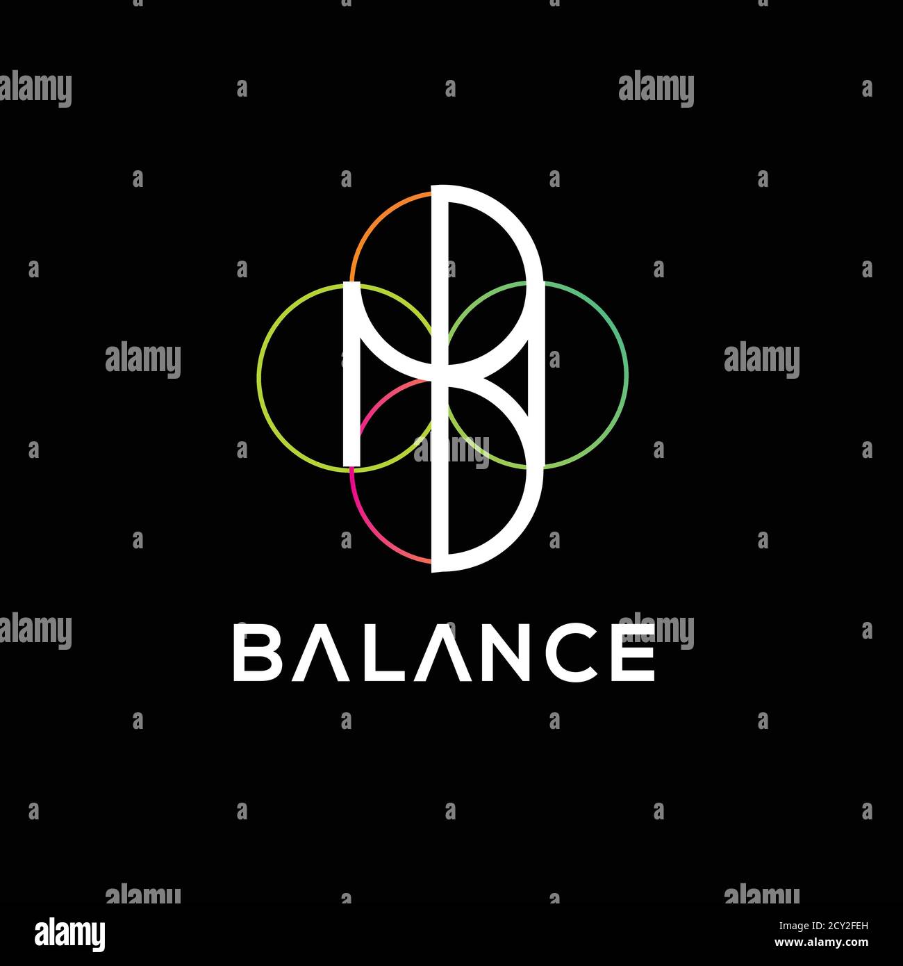 Balance vector logo. Balance icon. Balance emblem Stock Vector Image ...