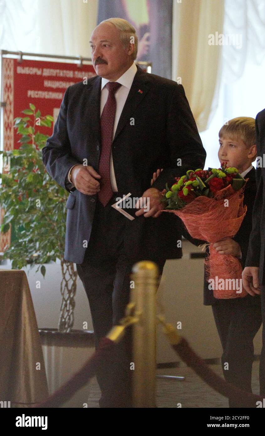 Belarus president alexander lukashenko son hi-res stock photography and ...