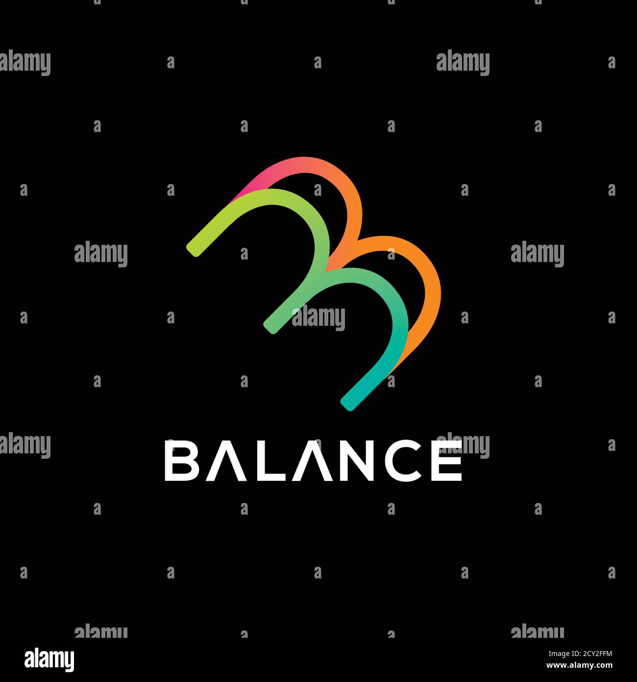 Balance vector logo. Balance icon. Balance emblem Stock Vector Image ...