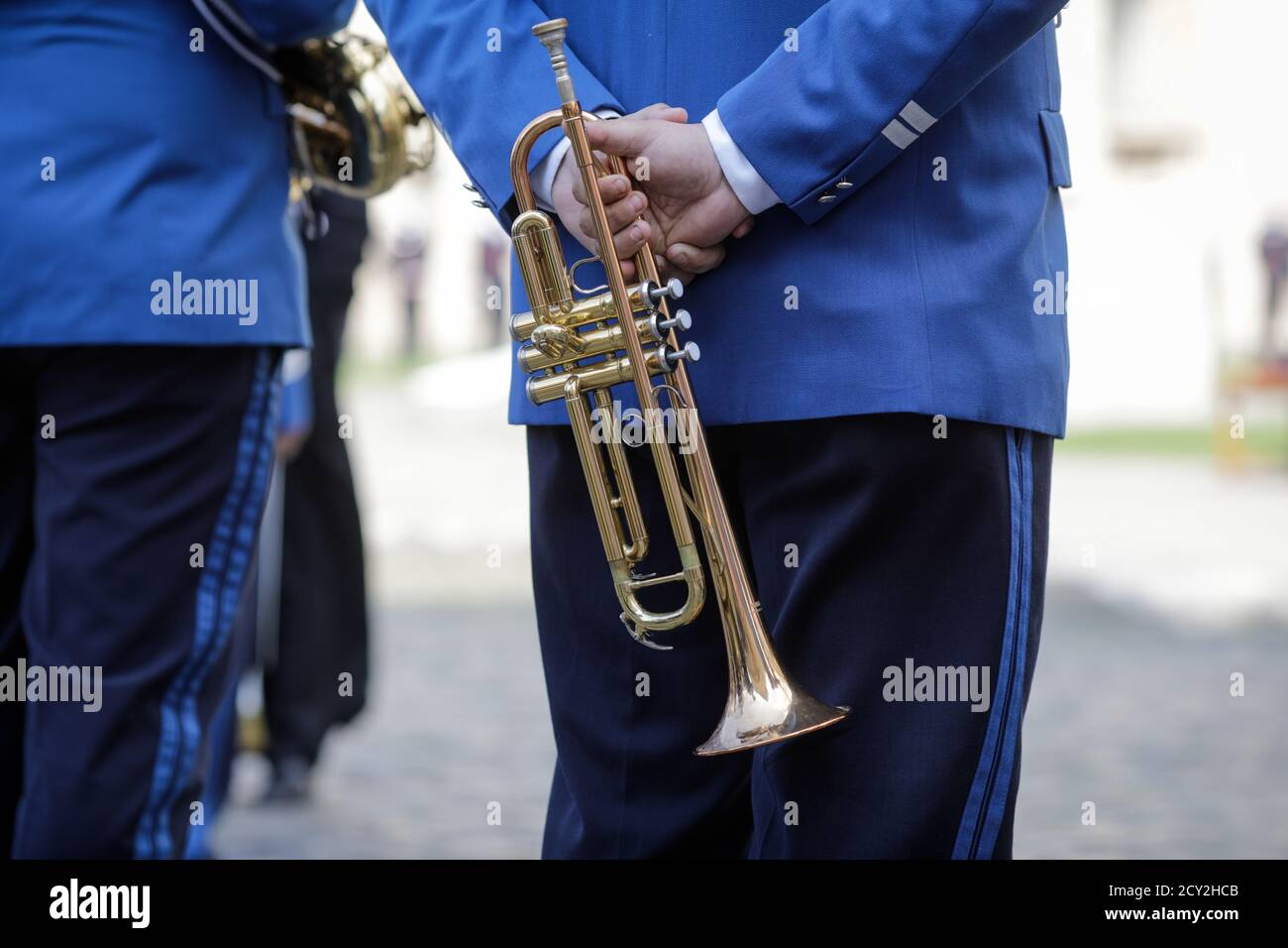 Tuba brass military uniform hi-res stock photography and images - Alamy