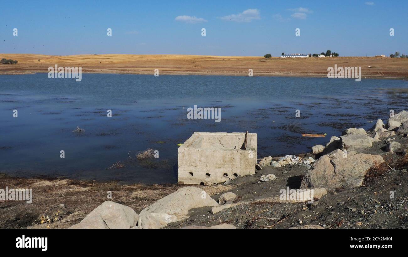 drought in continental climate, decrease in water levels, consequences ...