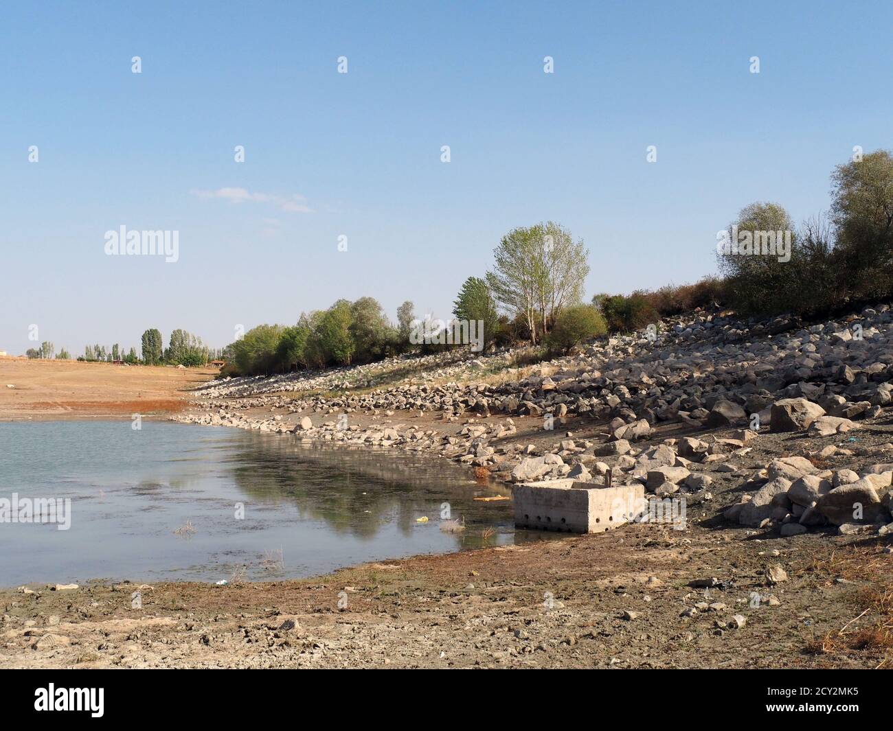 drought in continental climate, decrease in water levels, consequences ...