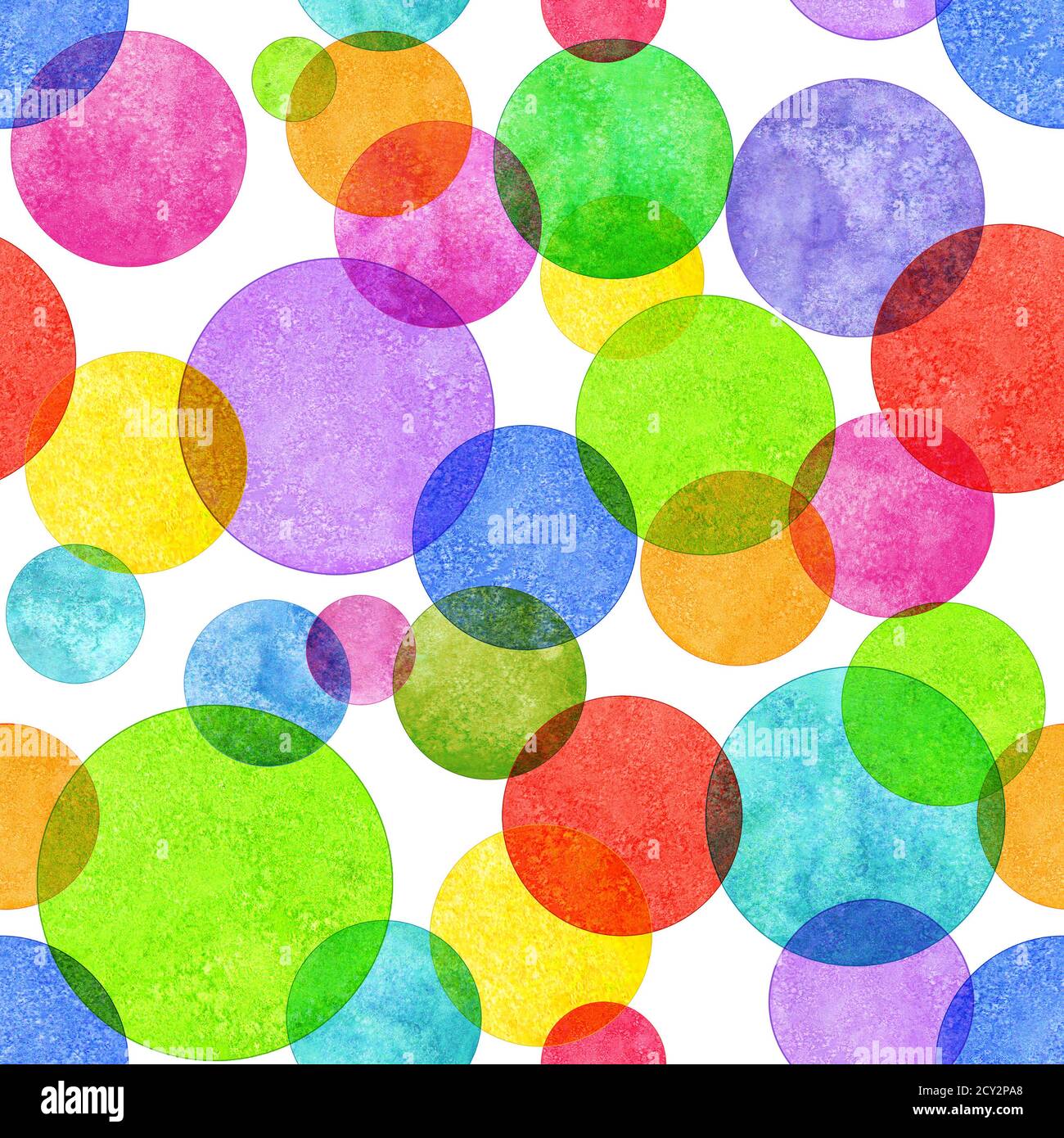 Colorful circle seamless pattern with grunge effect. Colorful abstract ...
