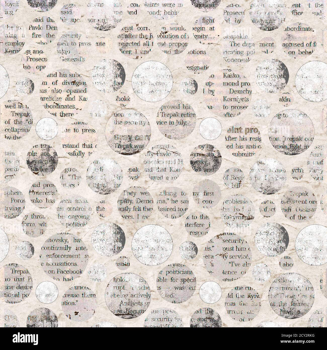 Old newspaper texture. Newspaper collage clippings with mixed ...