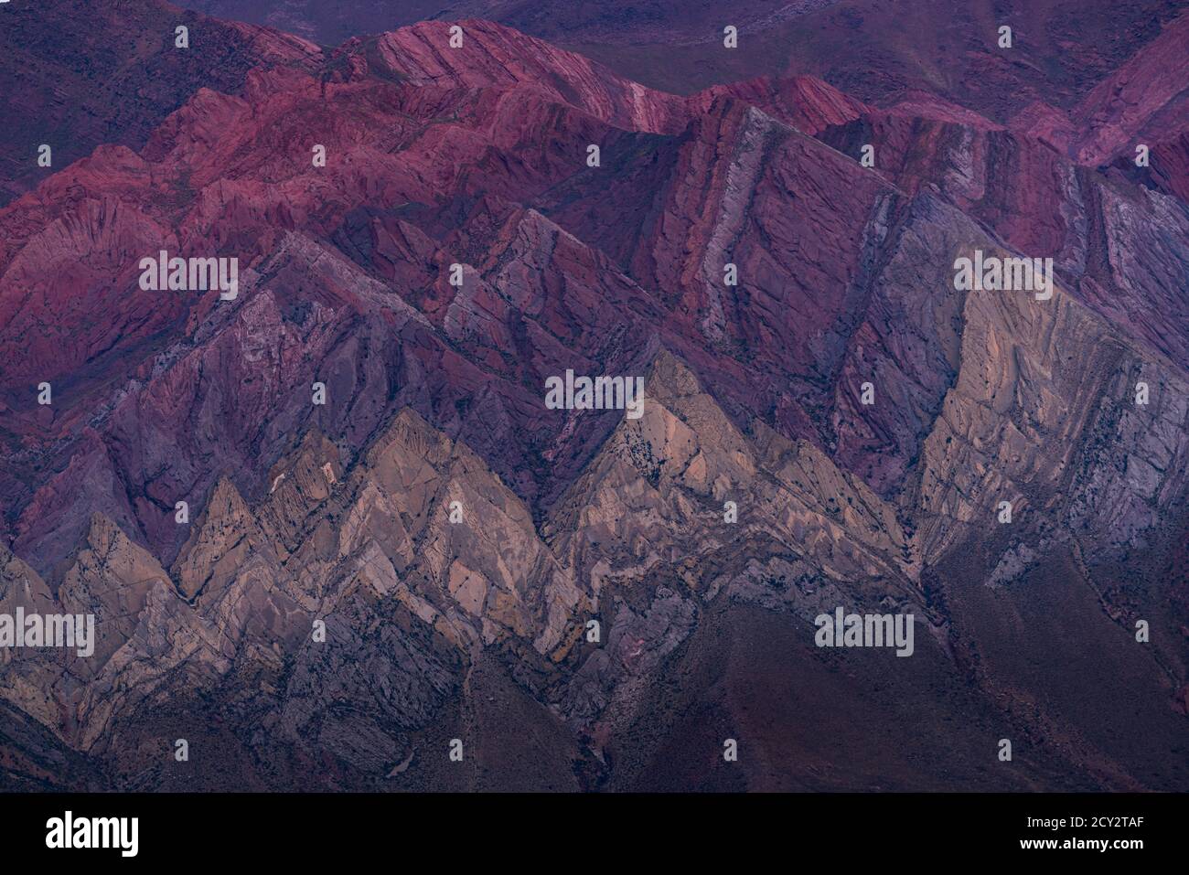 Quebrada De Humahuaca Map The Quebrada De Humahuaca, Argentina