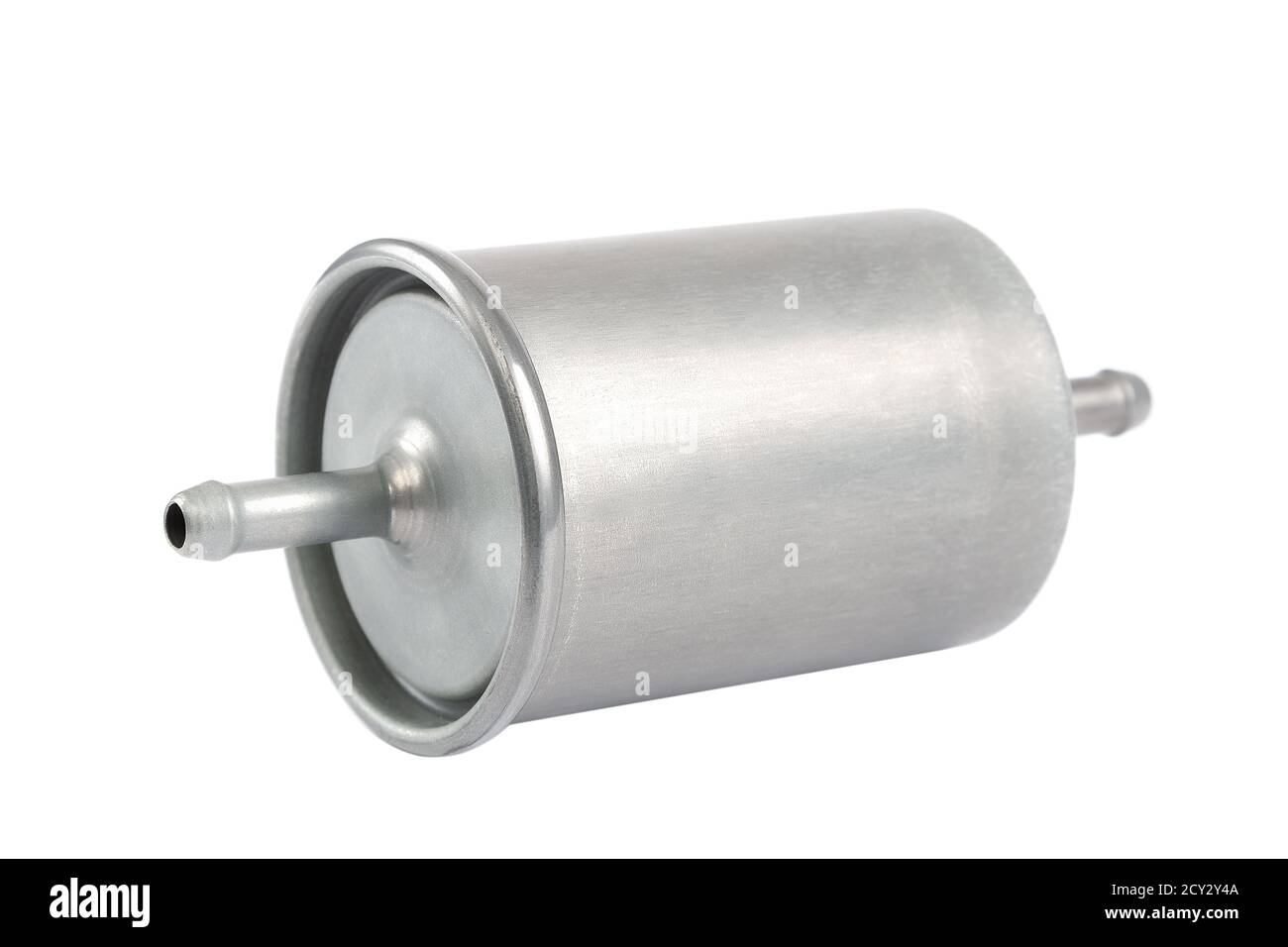 Automotive fuel filter isolated on white background Stock Photo - Alamy