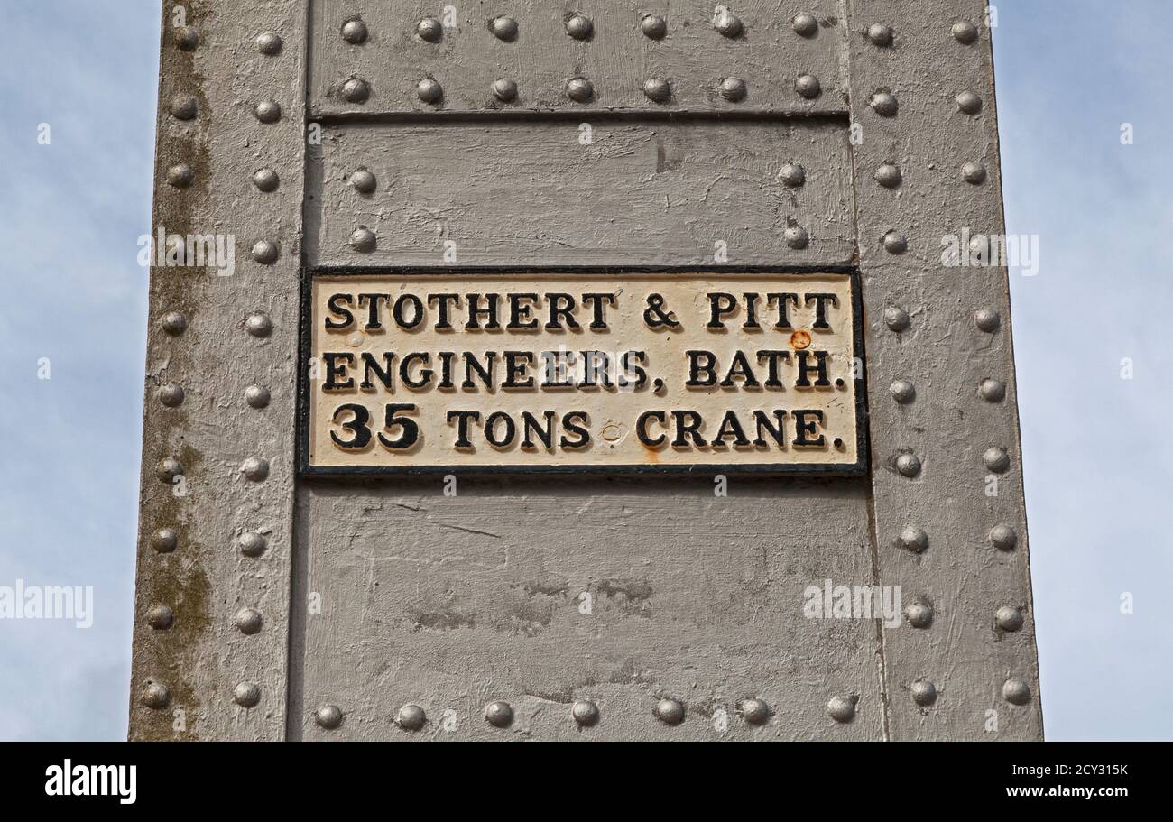 The world’s only surviving example of a Fairbairn steam crane in the ...