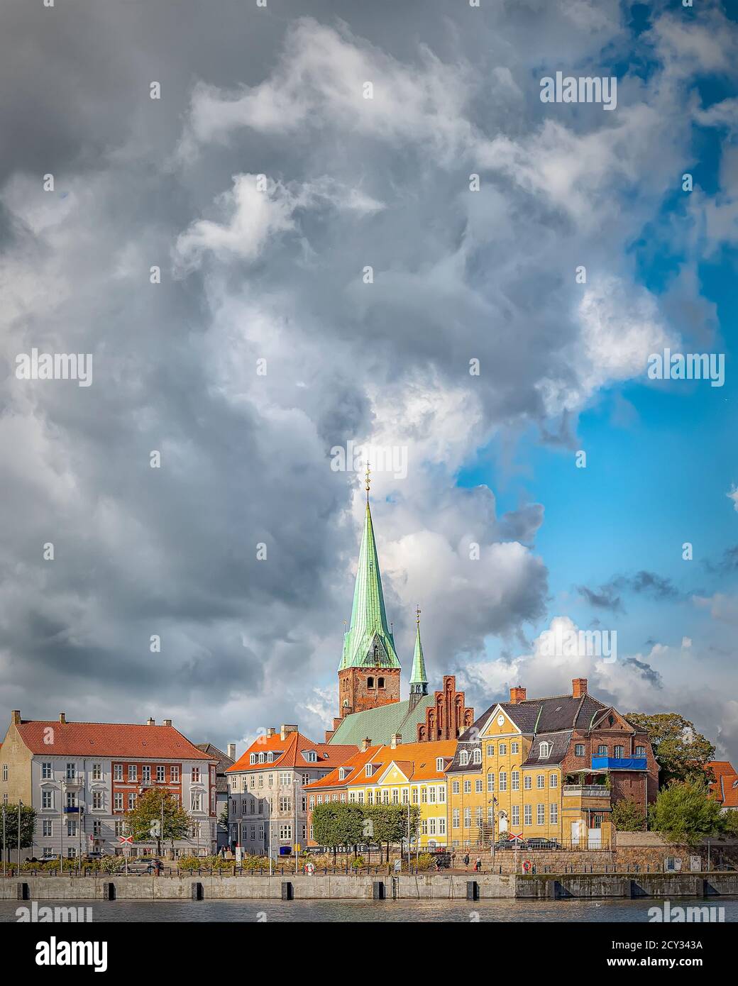 HELSINGOR, DENMARK - SEPTEMBER 05, 2020: The beautiful Danish town of ...
