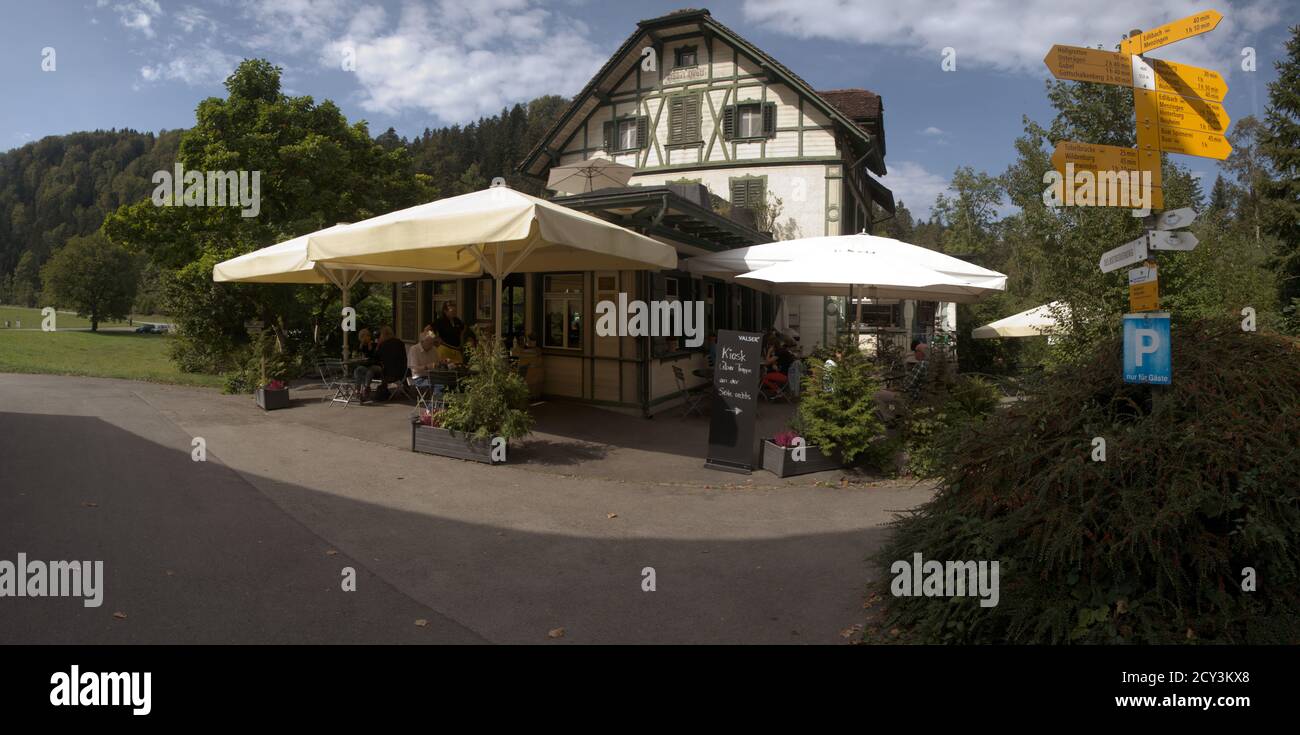 Restaurant Höllgrotten in Baar, Switzerland, close to the entrance to ...