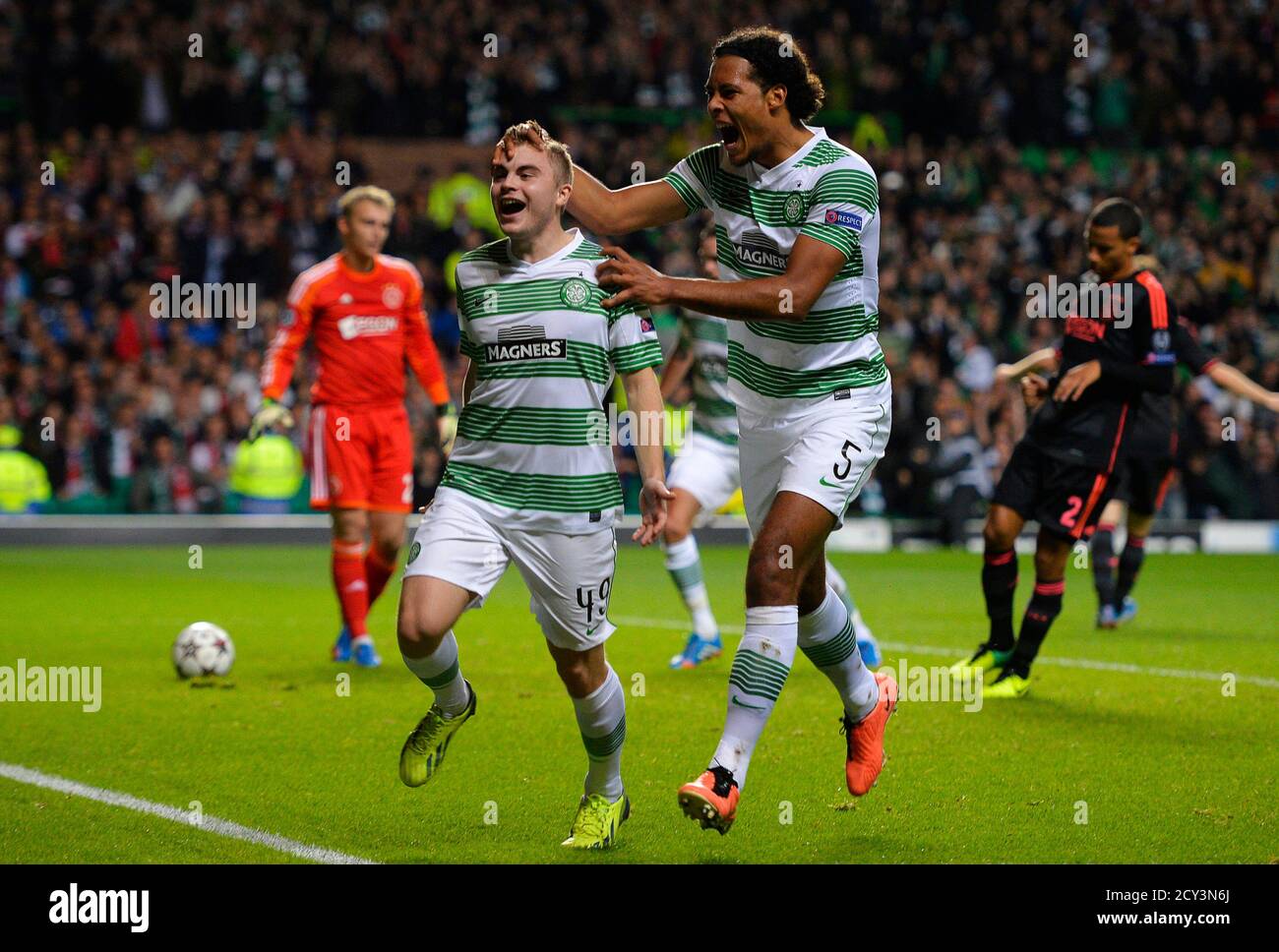 Celtic Park Virgil Van Dijk High Resolution Stock Photography and ...