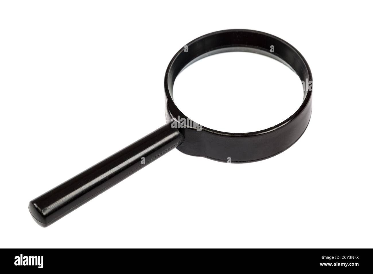 Forensic magnifier isolated on white background Stock Photo - Alamy