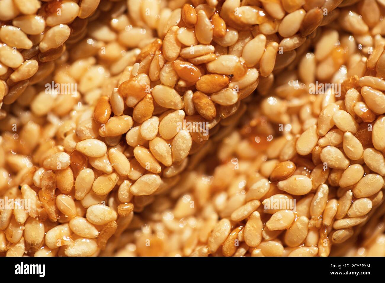 Sesame seeds cookies macro Stock Photo - Alamy