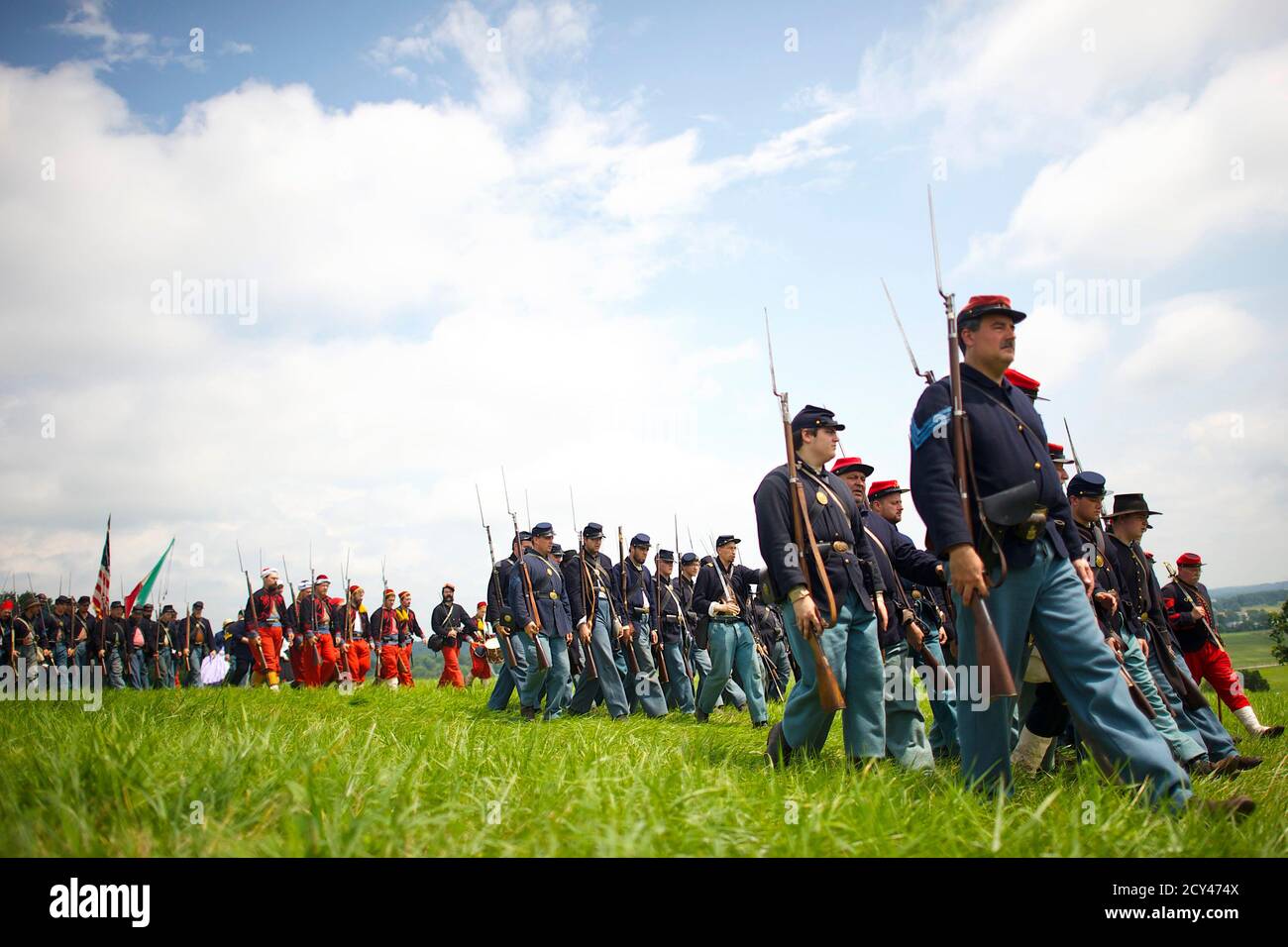 150th anniversary of gettysburg hi-res stock photography and images - Alamy