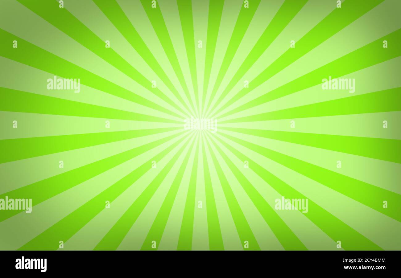 Abstract green background with lines moving to the center Stock Photo ...