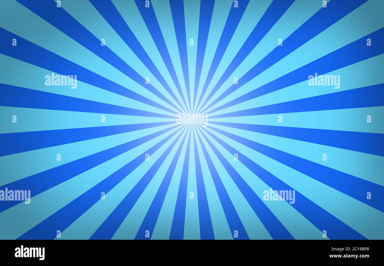 Abstract blue background with lines moving to the center Stock Photo ...