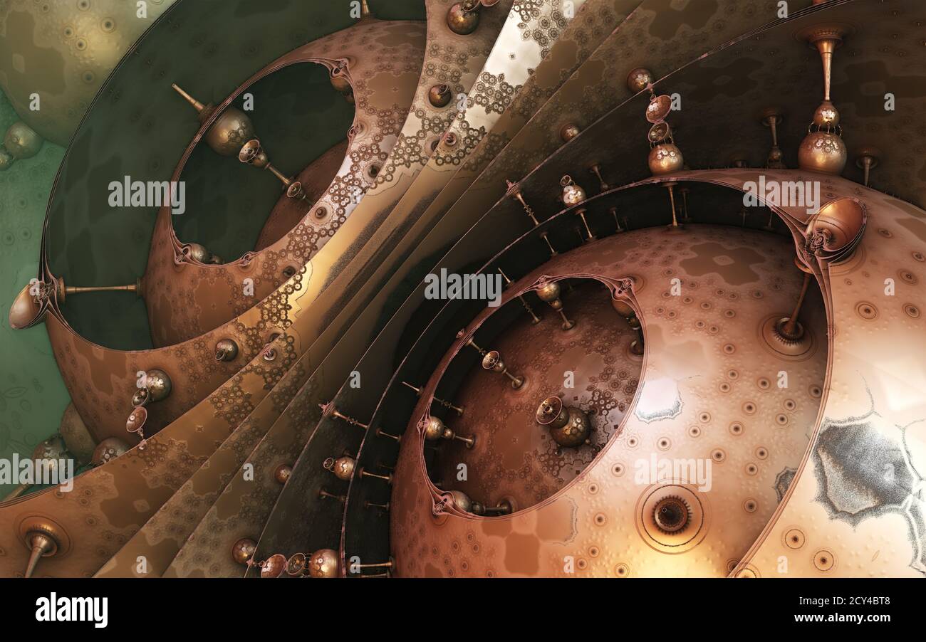 Abstract background 3D, fantastic structures and shapes Stock Photo - Alamy