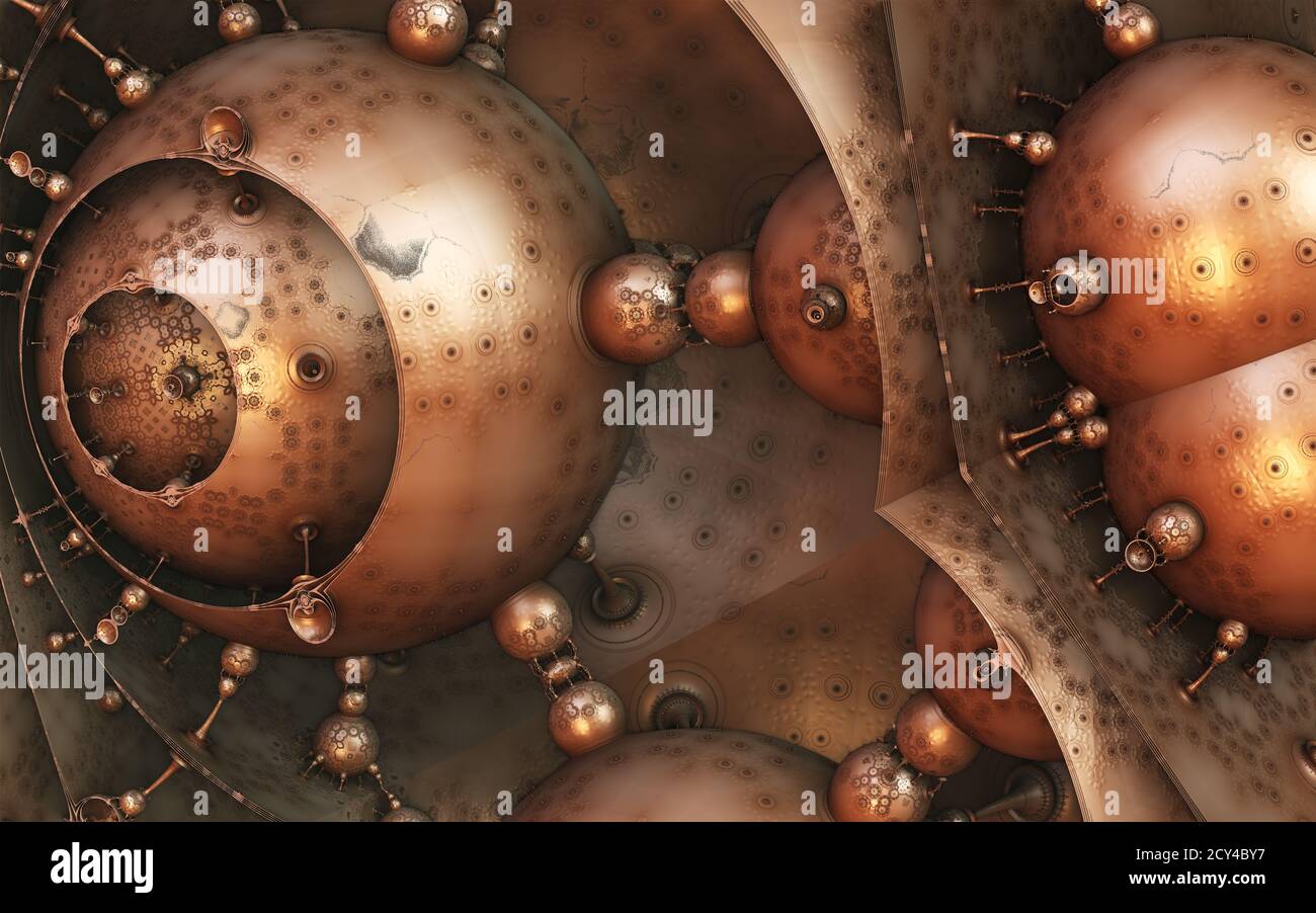 Abstract background 3D, fantastic structures and shapes Stock Photo - Alamy