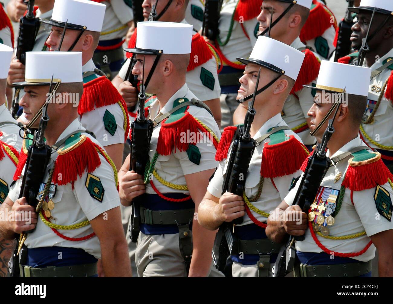 Bastille day foreign legion hi-res stock photography and images - Alamy