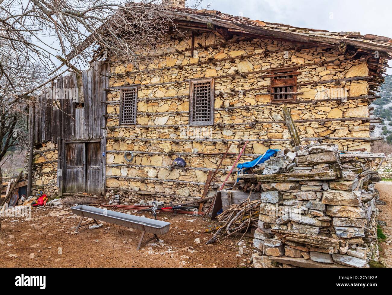 Original buildings reflecting traditional Ottoman architecture in ...