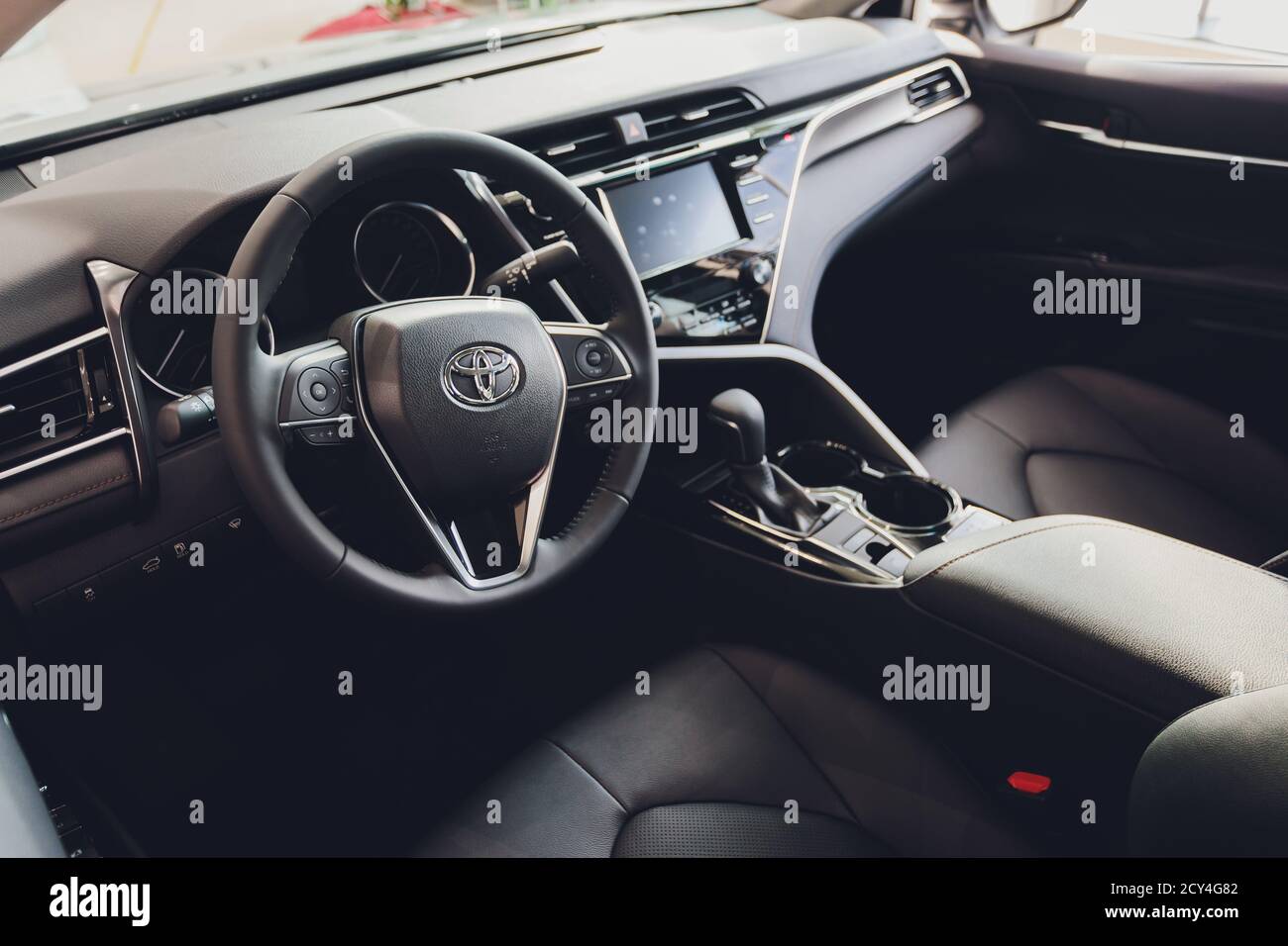 Ufa, Russia, 15 June, 2020: Toyota Camry, side view. Photography of a ...