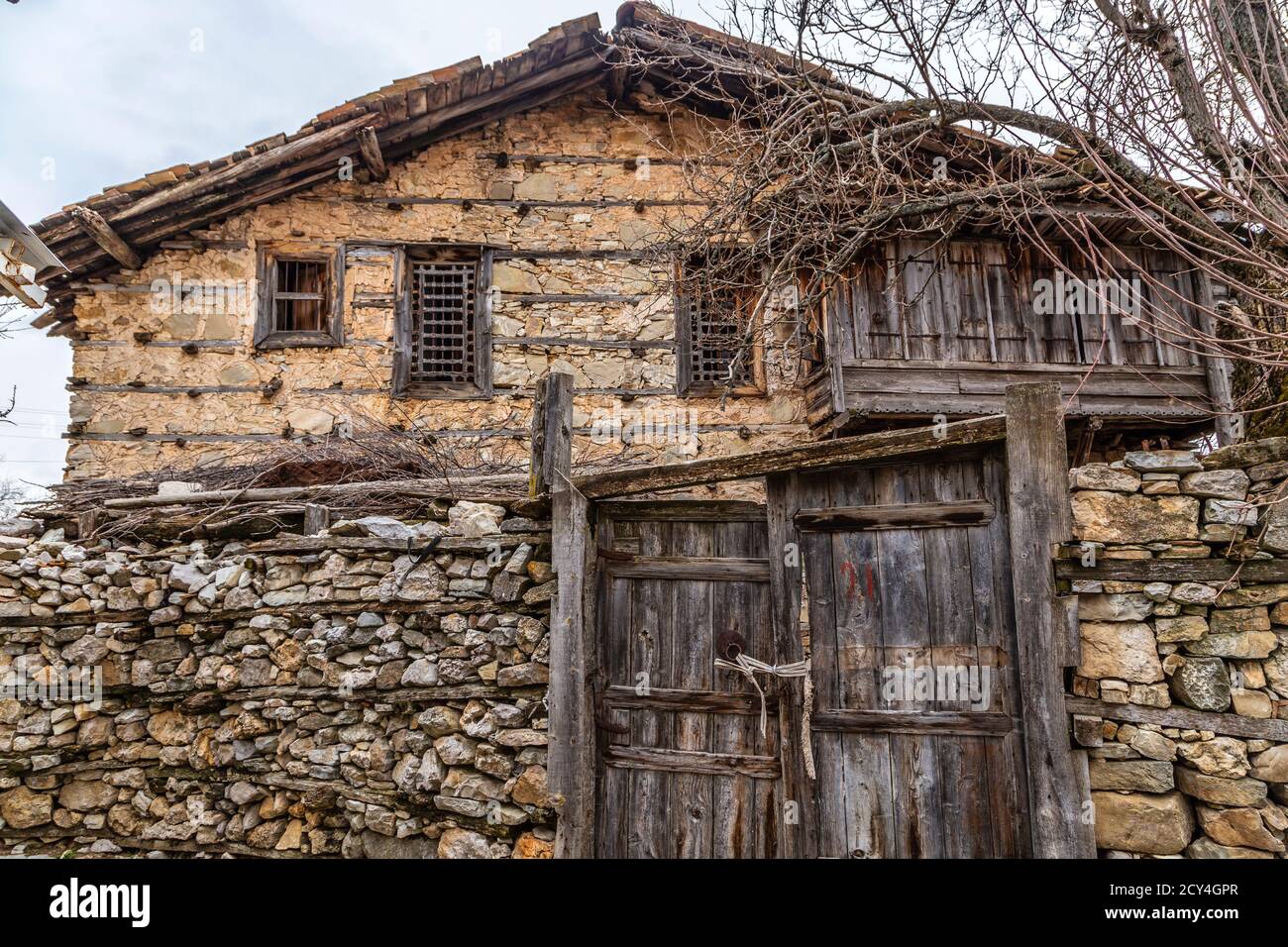 Original buildings reflecting traditional Ottoman architecture in ...