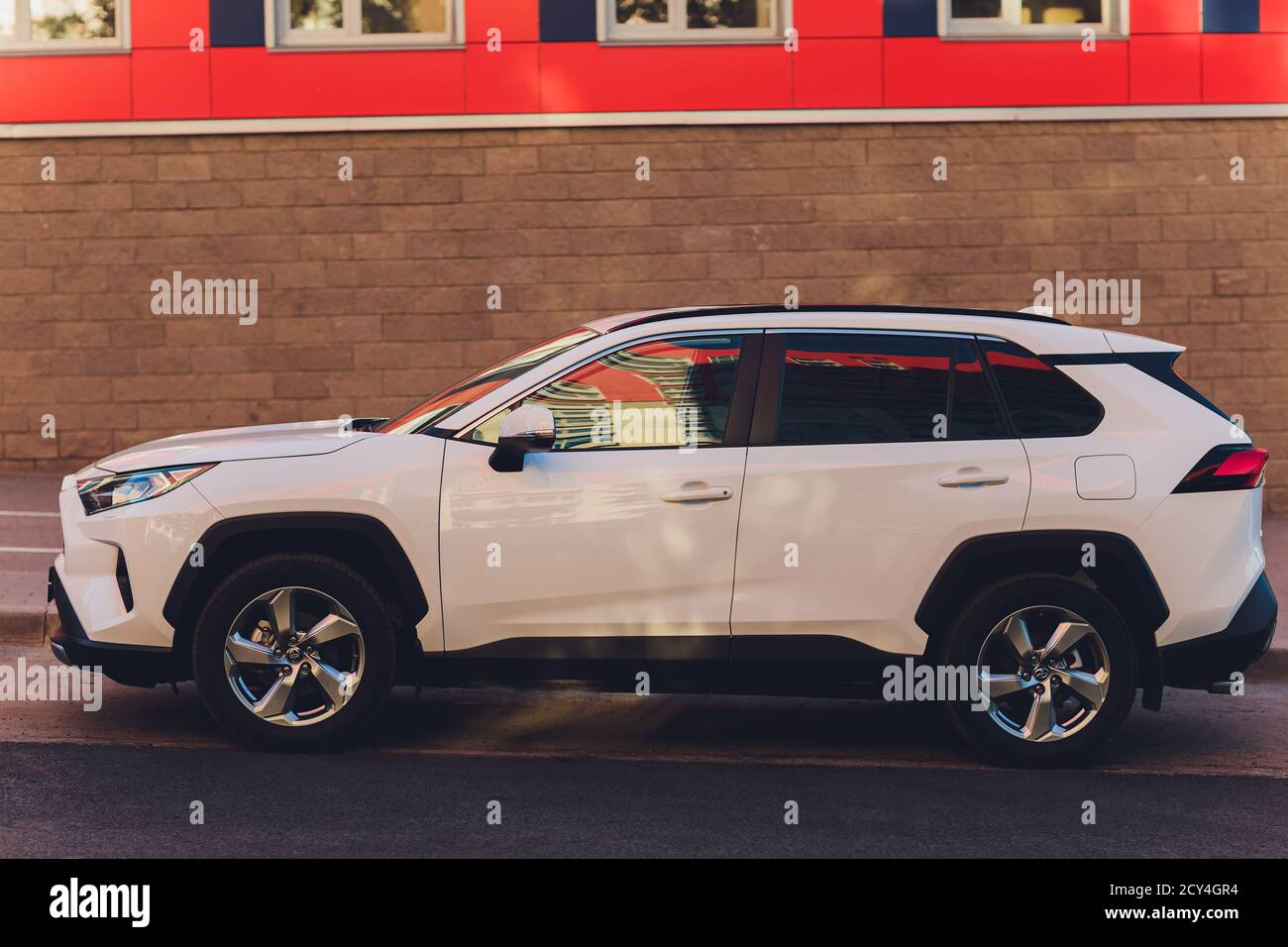 Ufa, Russia, 15 June, 2020: All-new compact crossovers Toyota RAV4 ...