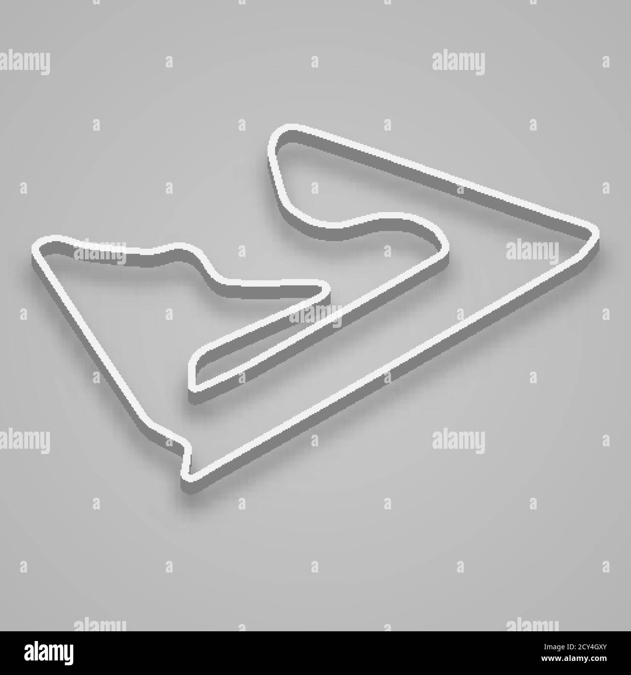 Sakhir Circuit for motorsport and autosport. Bahrain Grand prix race ...