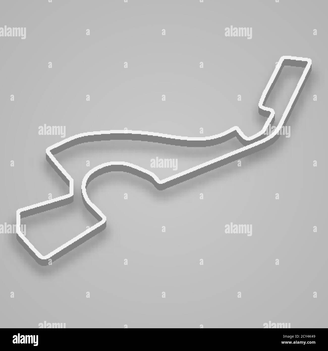 Sochi international street circuit Stock Vector Images - Alamy