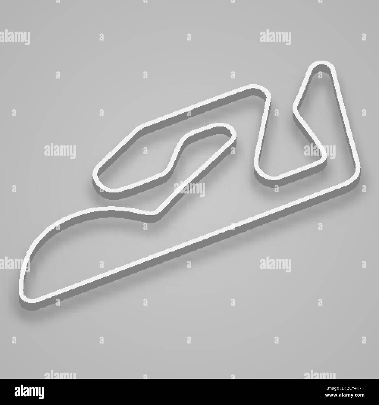 Valencia street circuit Stock Vector Images - Alamy