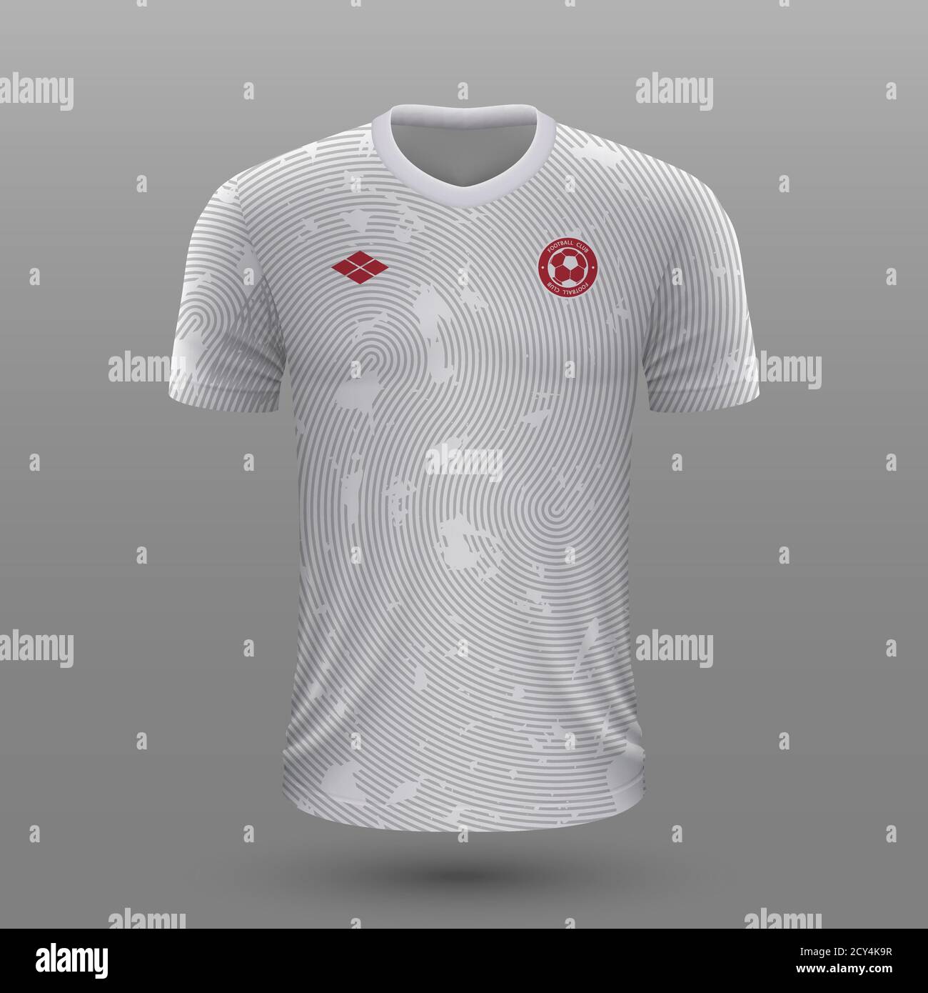 Realistic soccer shirt 2020, China away jersey template for football ...