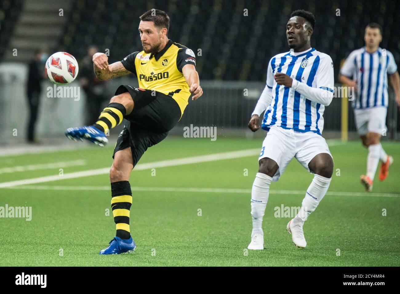 Bern, Wankdorf, CL: Young Boys - KF Tirana, Jordan. 01st Oct, 2020 ...